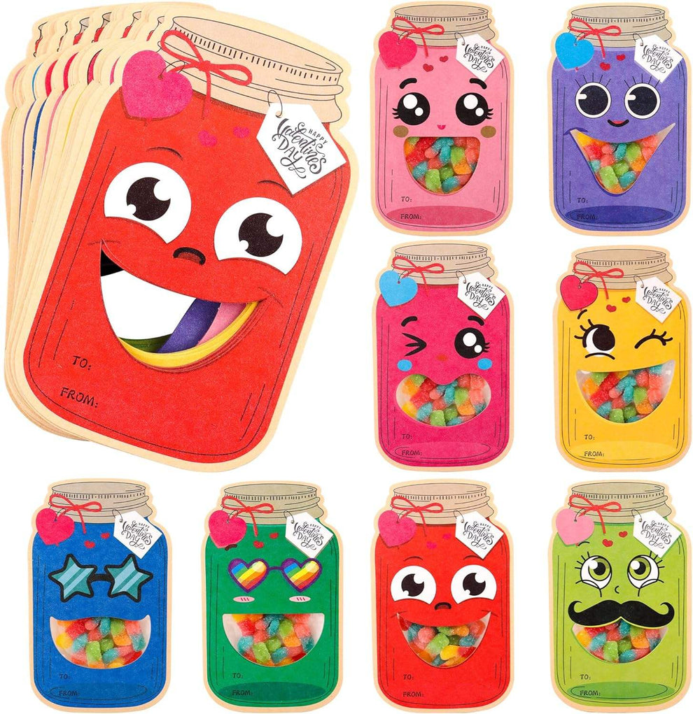 Kids Classroom Exchange Gift Set – DIY Treat Bags with Fun Character C ...