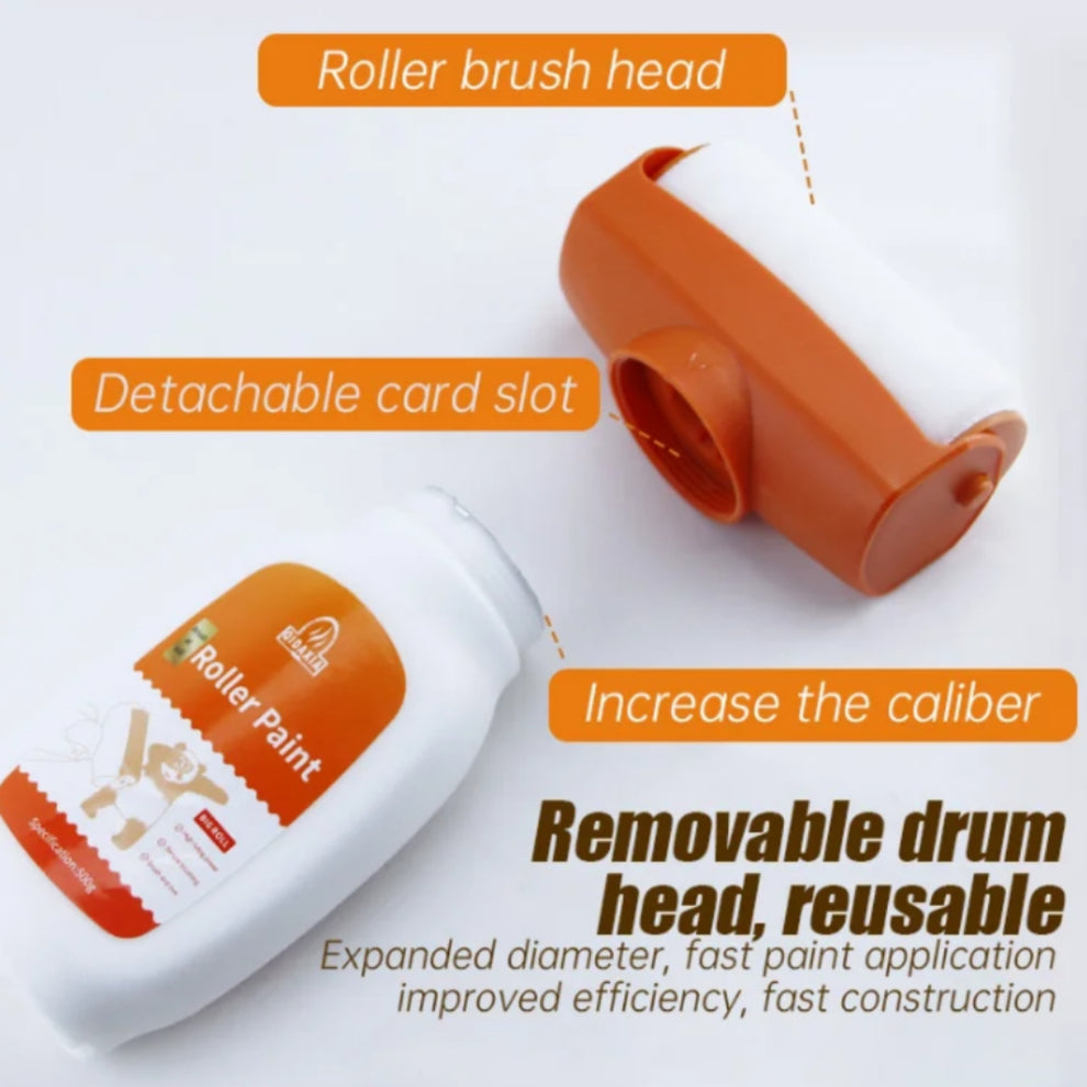 Wall Repair Paint Roller – Quick Fix for Cracks & Stains – Santa Depot